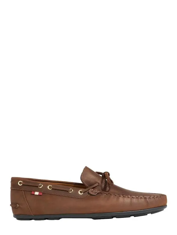 Bally Clarkson Leather Driving Shoes - Light Brown