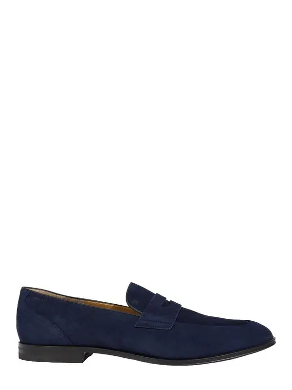 Bally Windsor Suede Penny Loafers - Blue