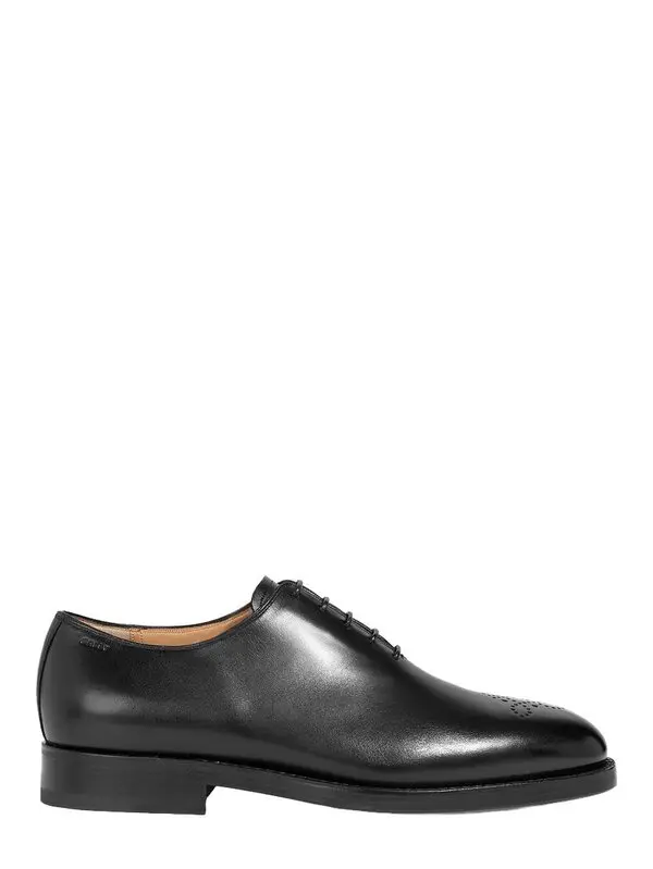 Bally Wingtip Leather Oxford Brogues - Black