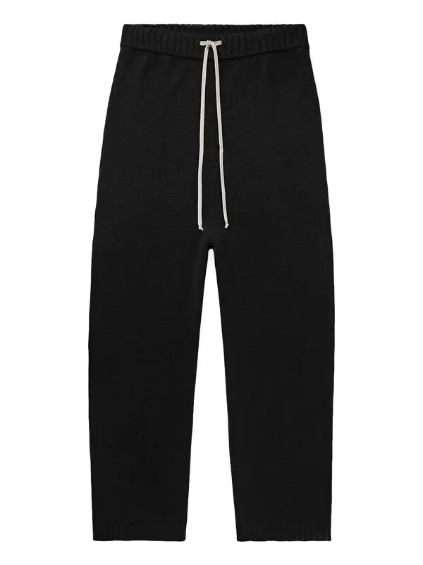 Rick Owens Cashmere Sweatpants - Black