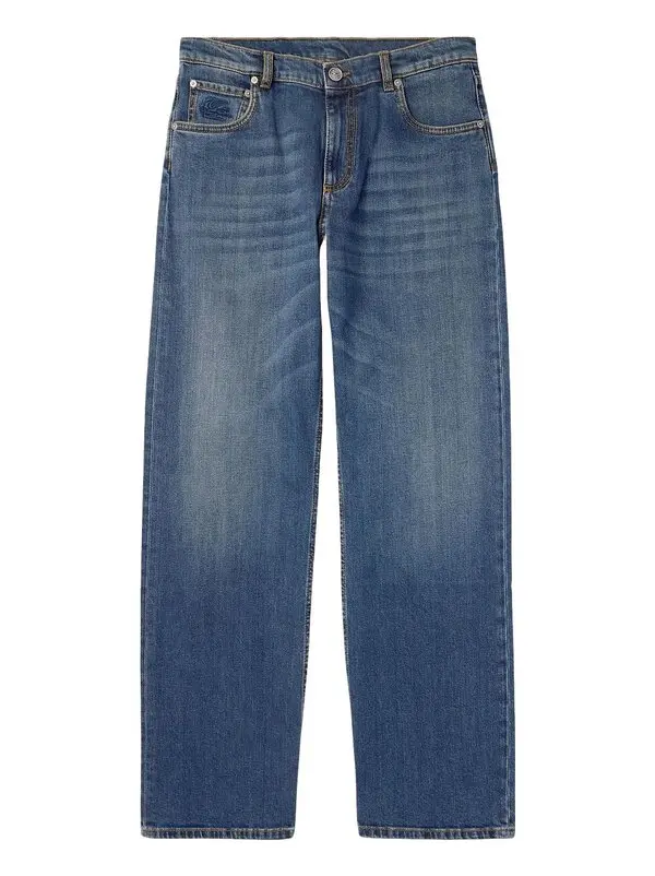Etro Straight-leg Denim Jeans - Mid Denim