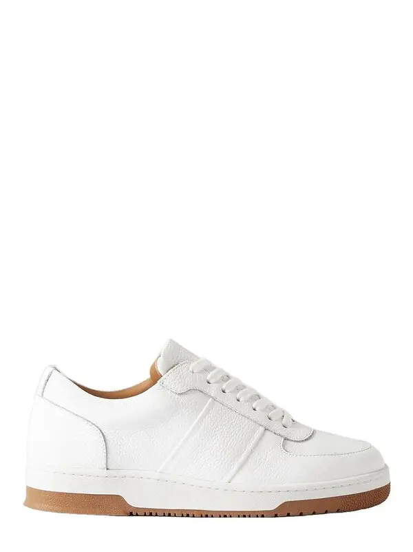 Mr P. Atticus Leather Sneakers - White