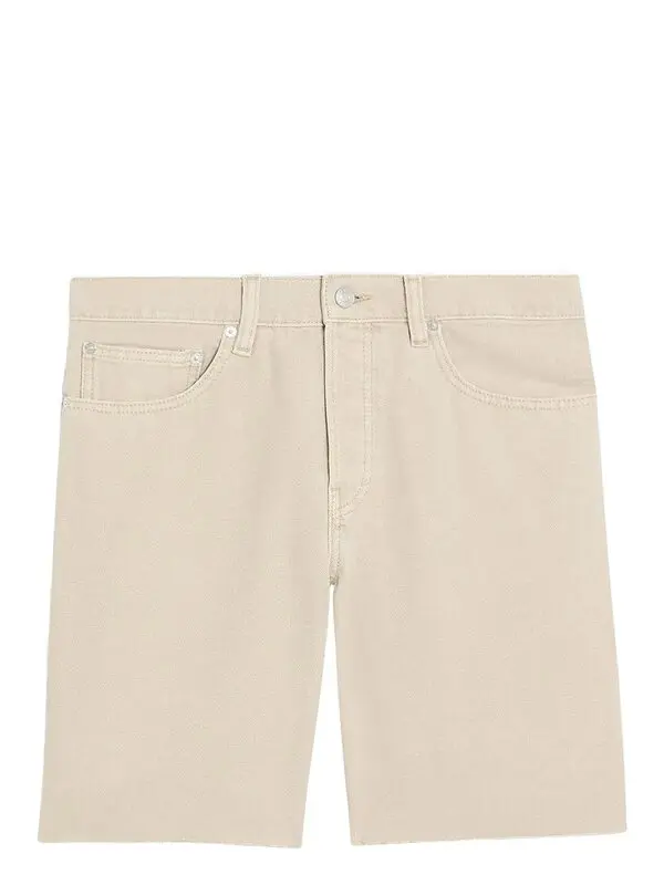 FRAME Cotton Canvas Shorts - Beige