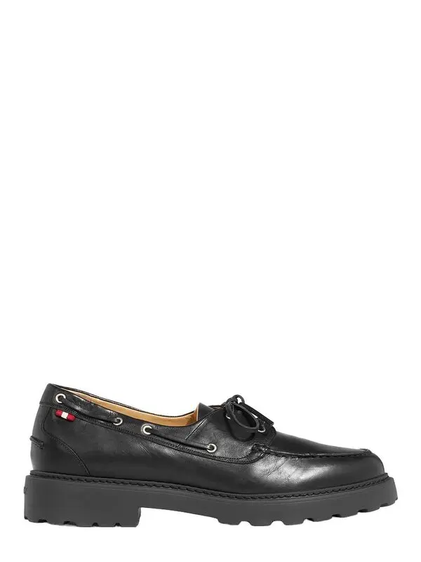 Bally Gelisa Leather Loafers - Black
