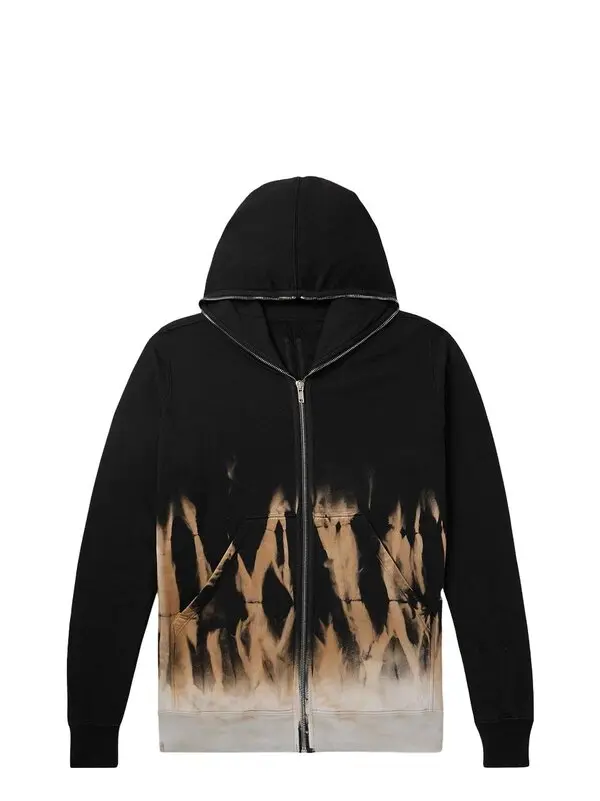 Rick Owens Oversized Printed Cotton-jersey Hoodie - Black