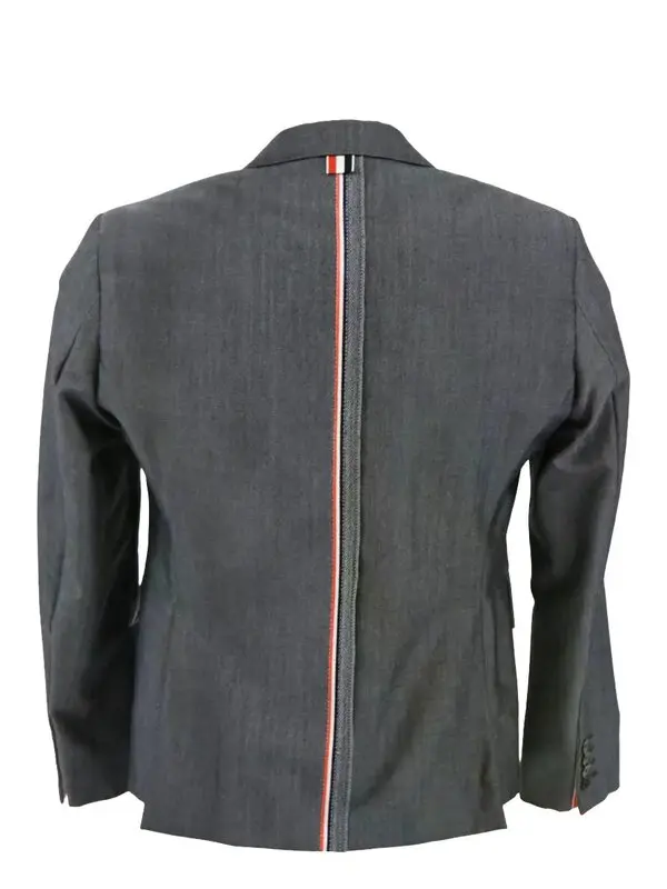 Thom Browne Rwb Selvedge Blazer - Grey