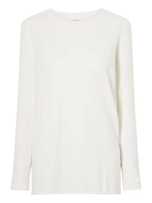LISA YANG Cotton And Cashmere-blend Sweater And Maxi Skirt Set - White