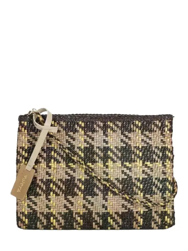 VIPERA Salimt Madras Clutch Bag - Brown