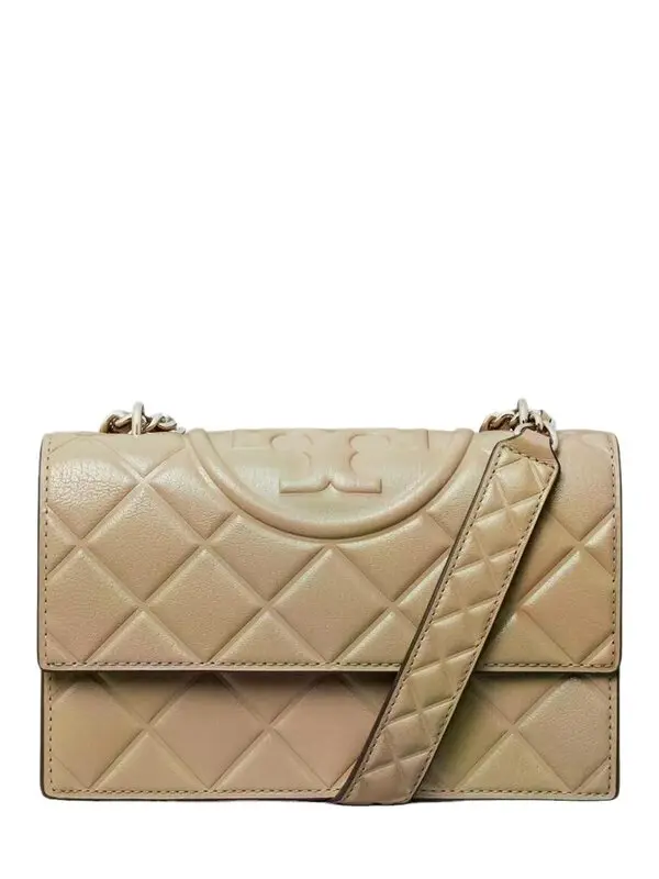 Tory Burch Small Fleming Shoulder Bag - Neutrals