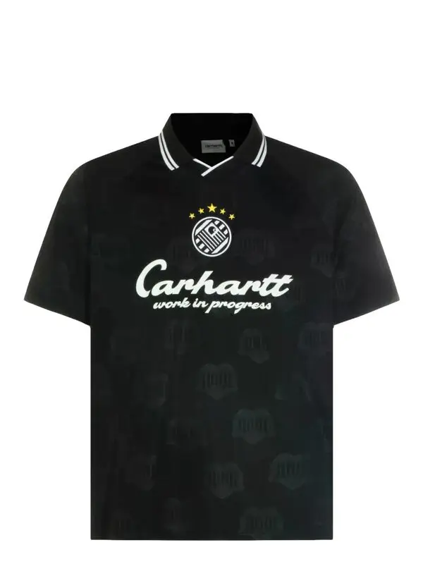Carhartt Work In Progress S/s Terrace Logo-print T-shirt - Black
