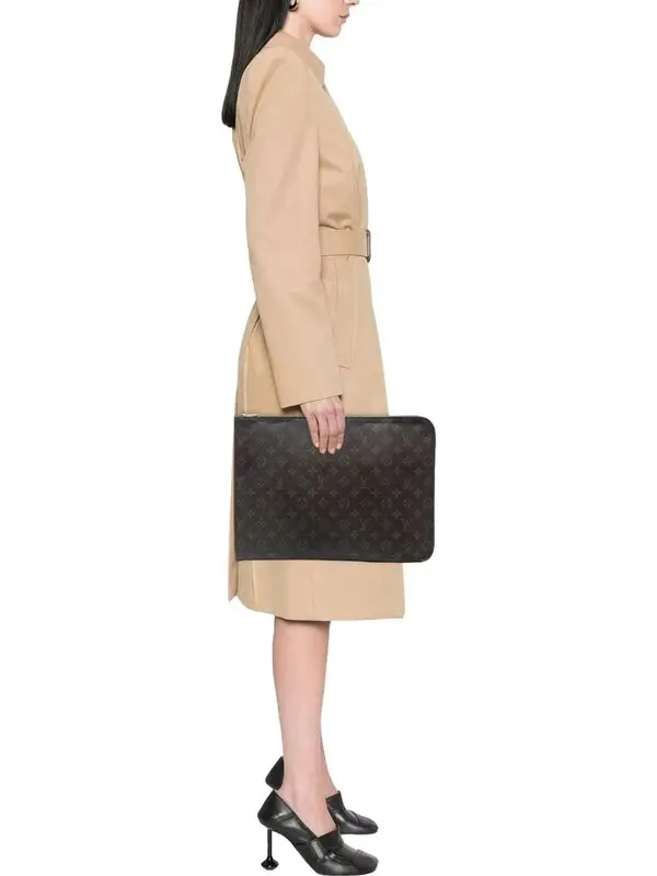 LOUIS VUITTON Monogram Document Portfolio - Brown