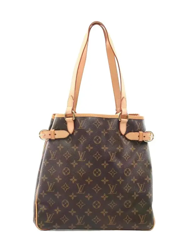 LOUIS VUITTON Monogram Batignolles Vertical Tote Bag - Brown