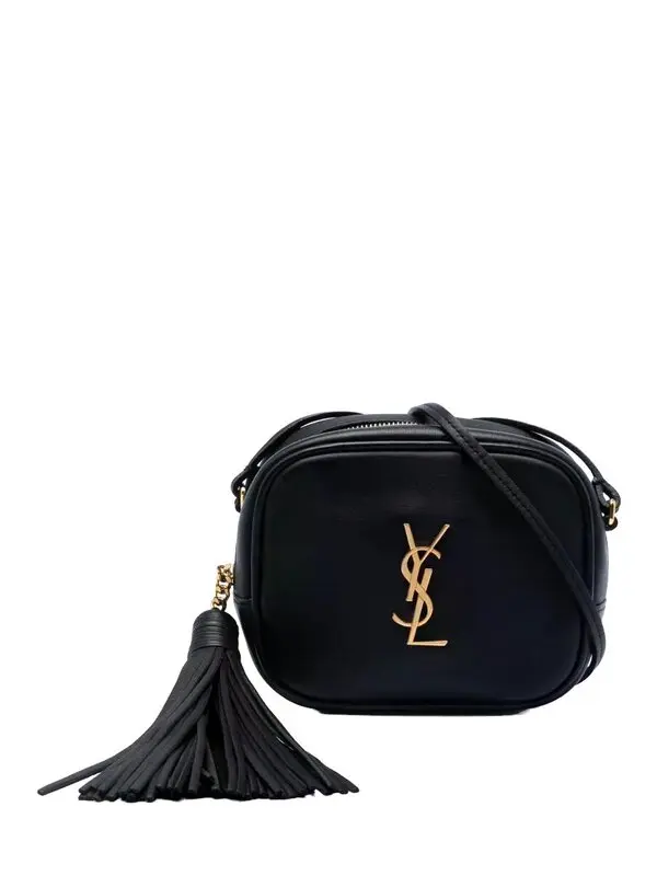 Saint Laurent Calfskin Monogram Blogger Bag - Black