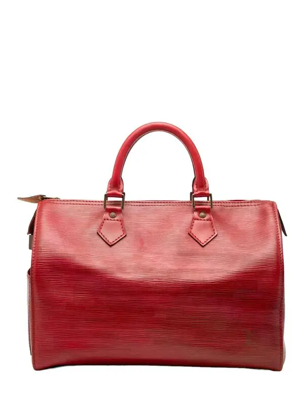 LOUIS VUITTON Epi Speedy 30 Boston Bag - Red