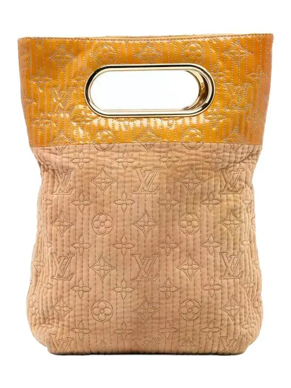 LOUIS VUITTON Monogram Motard After Dark Clutch Bag - Brown