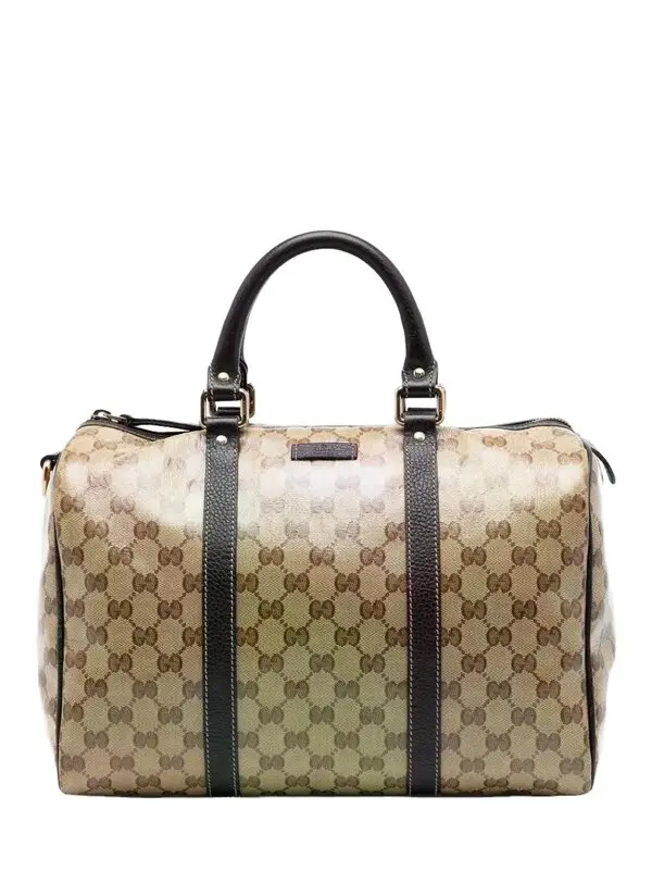 Gucci Medium Gg Crystal Joy Boston Bag - Neutrals