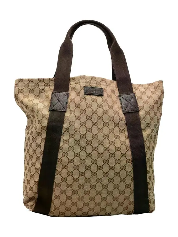Gucci Gg Canvas Tote Bag - Neutrals