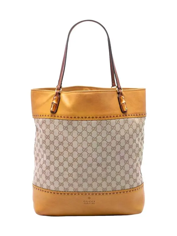 Gucci Gg Canvas Large Tote Bag - Neutrals