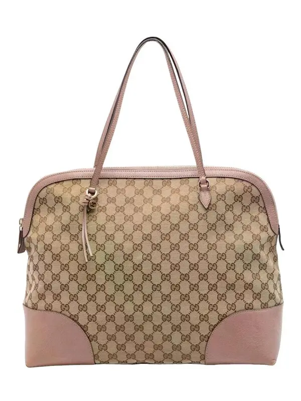 Gucci Gg Canvas Bree Dome Tote Bag - Neutrals