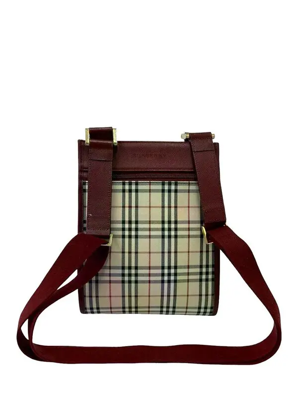 Burberry House Check Canvas Crossbody Bag - Neutrals