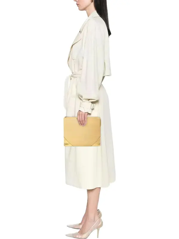 Celine Bicolor Lambskin Coeur Clutch Bag - Neutrals