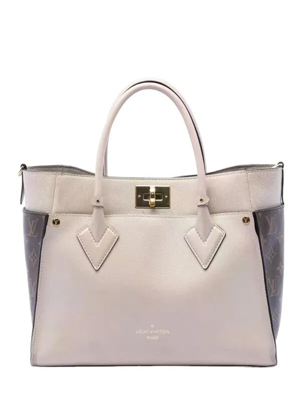 LOUIS VUITTON Monogram On My Side Mm Satchel - Neutrals
