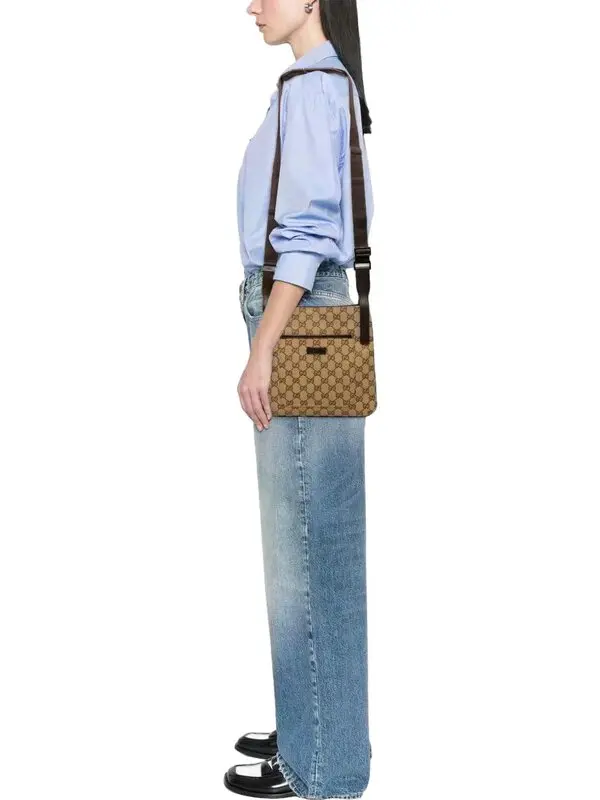 Gucci Gg Canvas Crossbody Bag - Neutrals