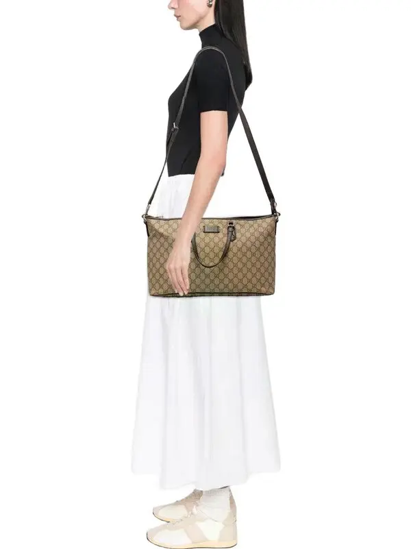 Gucci Gg Supreme Satchel - Neutrals