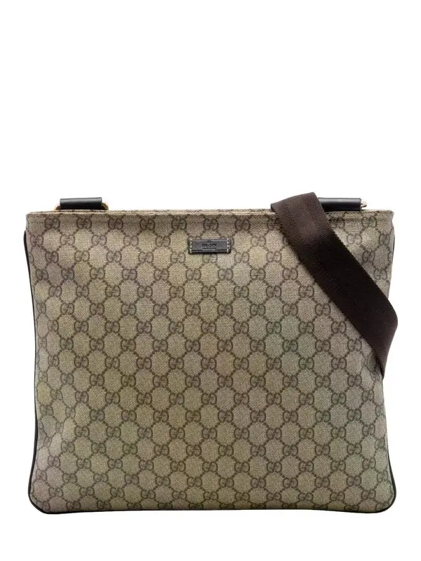 Gucci Gg Supreme Crossbody Bag - Neutrals