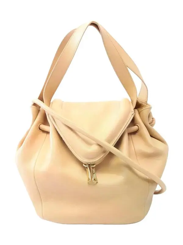 Bottega Veneta Small Calf Beak Bag Satchel - Neutrals