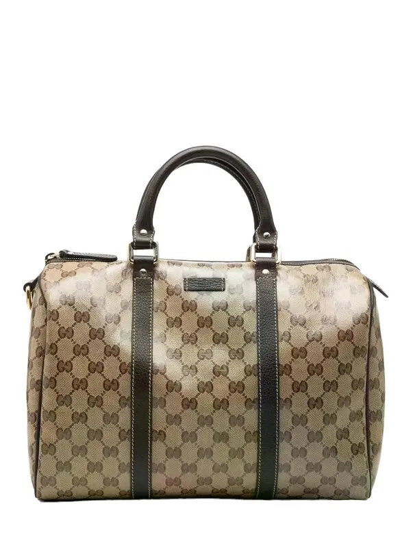 Gucci Gg Crystal Joy Boston Bag - Neutrals