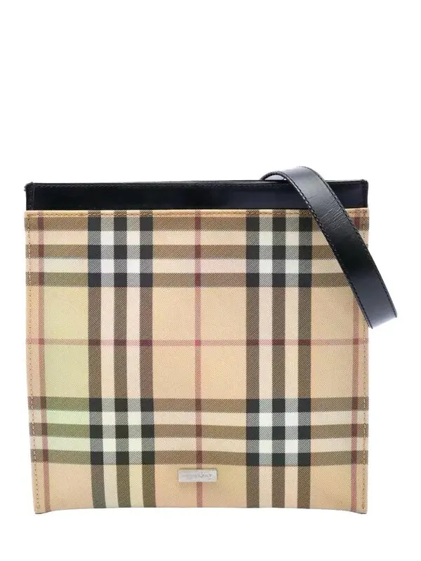 Burberry House Check Coated Canvas Crossbody Bag - Neutrals