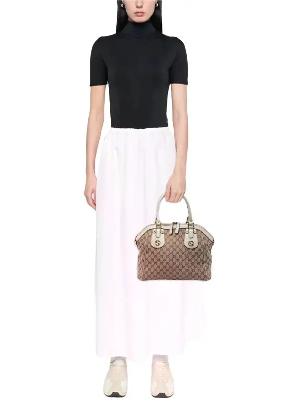 Gucci Gg Canvas Scarlett Satchel - Neutrals