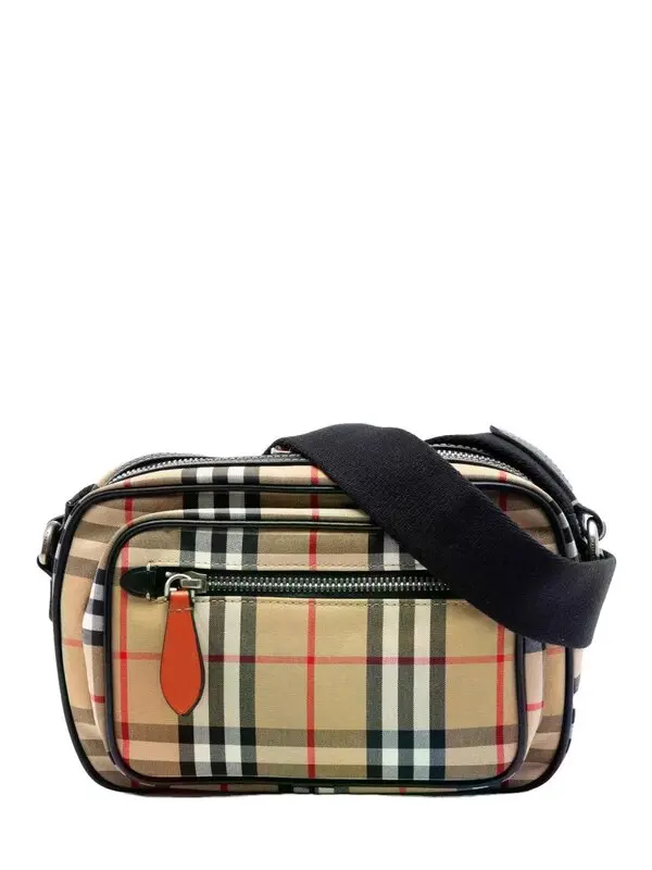 Burberry House Check Canvas Crossbody Bag - Neutrals