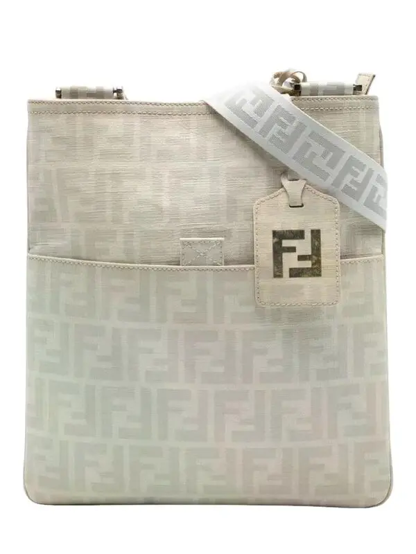 Fendi Zucca Spalmati Crossbody Bag - Neutrals