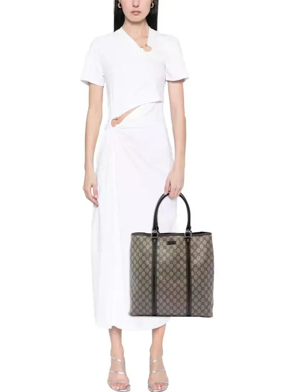 Gucci Gg Supreme Joy Vertical Tote Bag - Neutrals