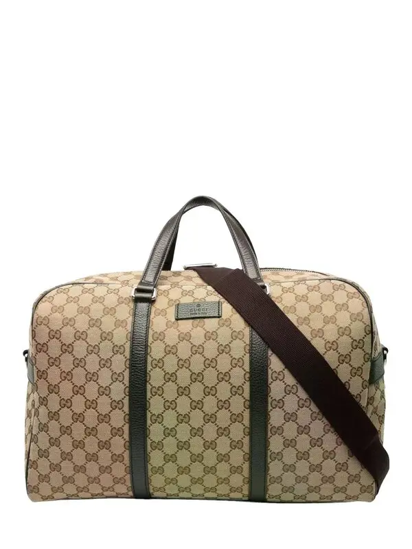 Gucci Gg Canvas Travel Bag - Neutrals