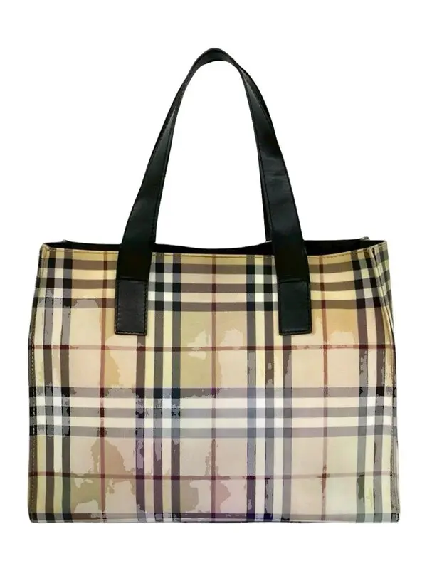 Burberry House Check Coated Canvas Tote Bag - Neutrals