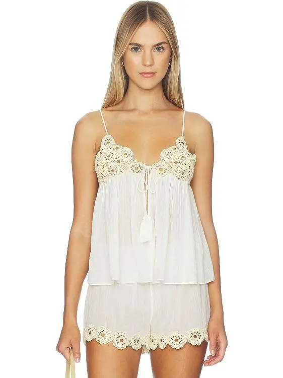 Ulla Johnson Alessia Coverup Top - Creme