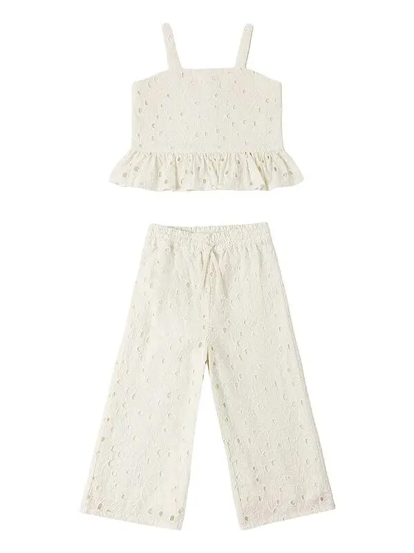 RYLEE + CRU Kayli Eyelet Set - Ivory