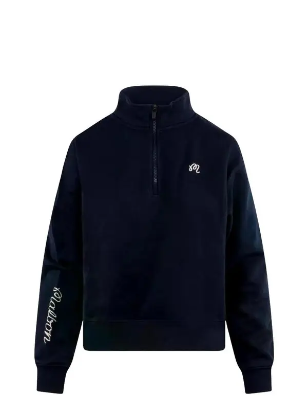 MALBON Delilah Quarter-zip Sweater - Blue