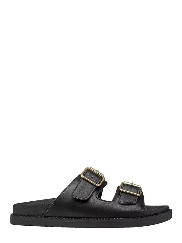 Geox Stud-embellished Buckle-fastening Sandals - Black