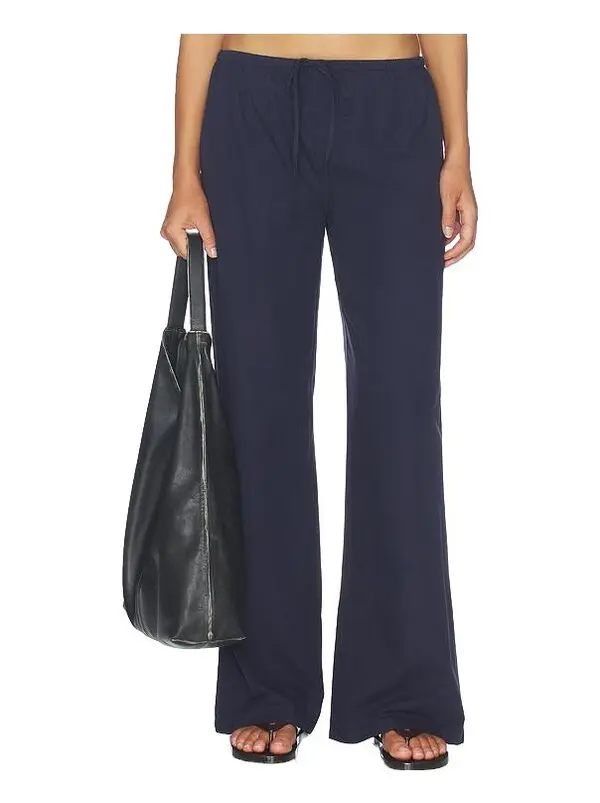 ALL THE WAYS Saige Drawstring Pant - Navy