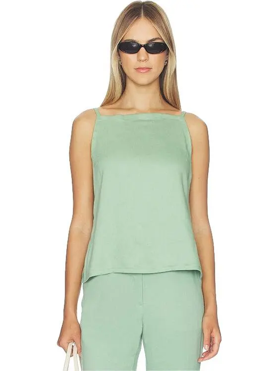 Theory Apron Top - Sage