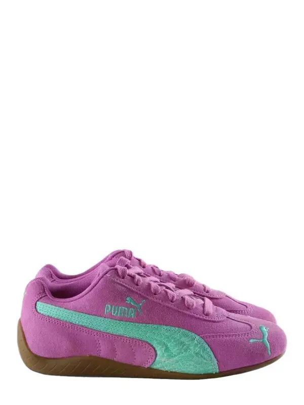PUMA Speedcat Vibes Logo-embroidered Sneakers - Purple