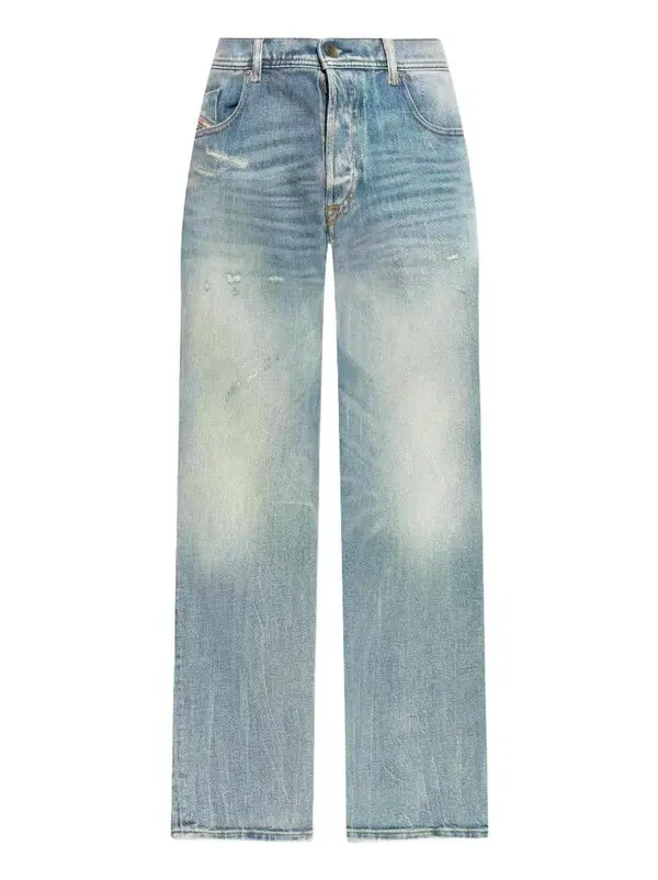 DIESEL® D-definitive Distressed Jeans - Blue