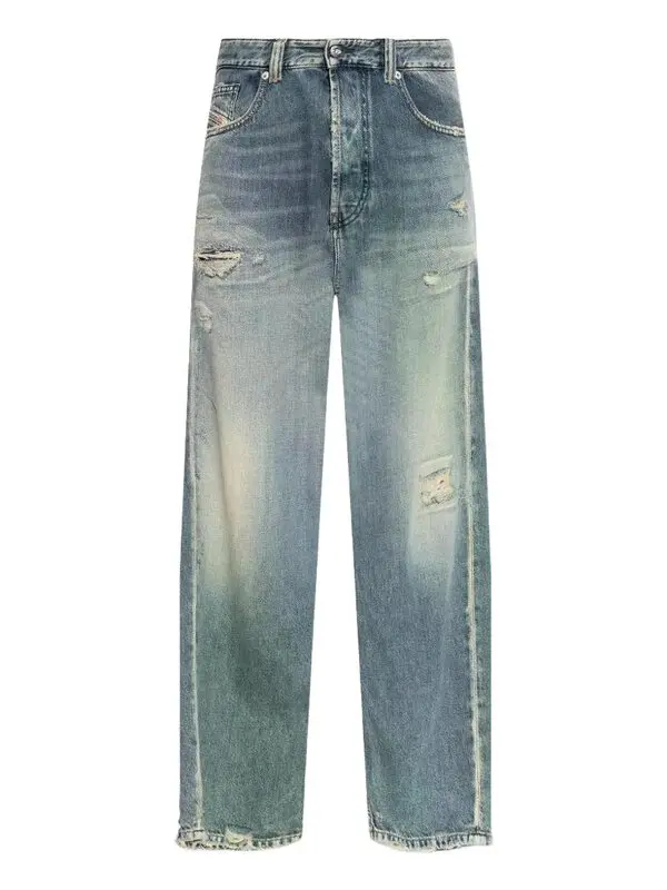 DIESEL® D-macs Distressed Jeans - Blue