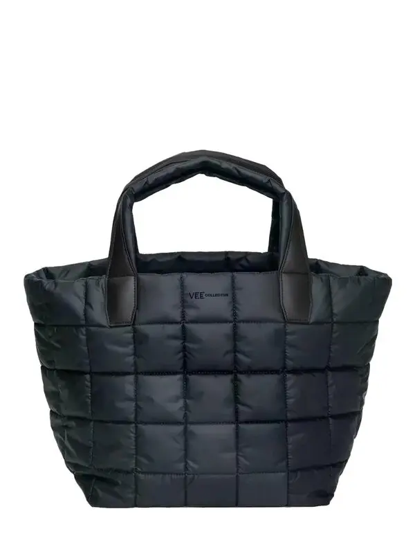 VEECOLLECTIVE Porter Quilted Tote Bag - Blue