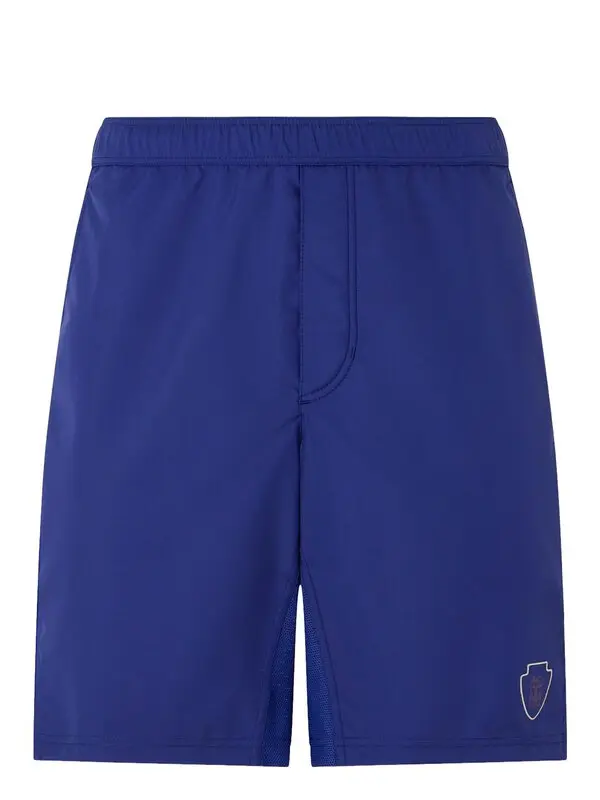 Brunello Cucinelli Straight-leg Shell Tennis Shorts - Blue
