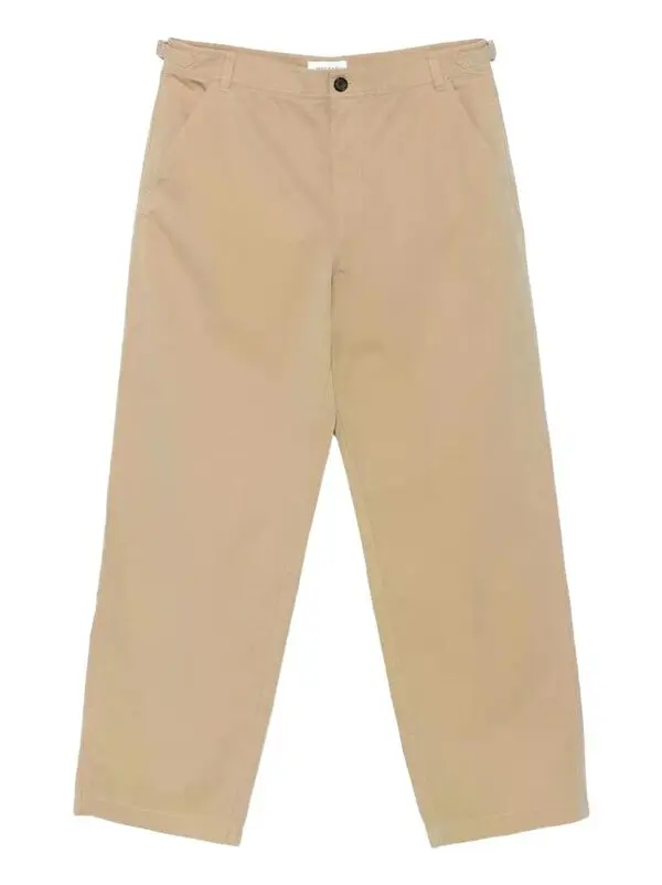 Alexander McQueen Buckled Straight-leg Trousers - Neutrals